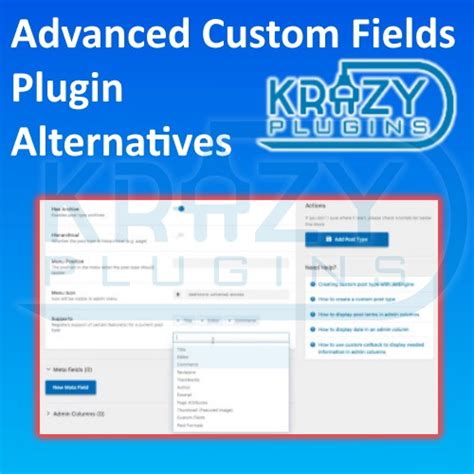 Advanced Custom Fields Plugin Alternatives Krazyplugins