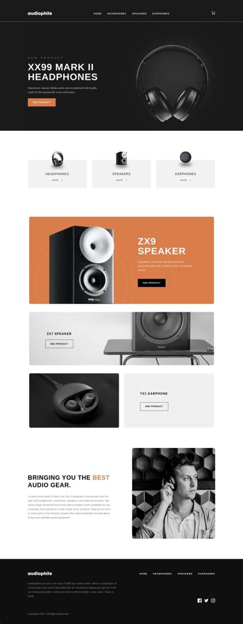 Frontend Mentor Audiophile A Production Ready React Application