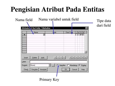 PPT PERANCANGAN DATABASE DENGAN POWER DESIGNER PowerPoint Presentation ID 5432731