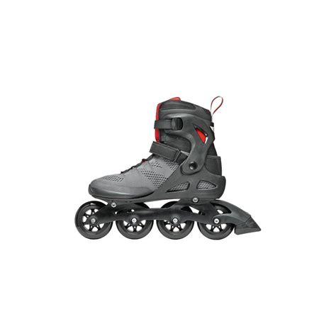 Rollerblade Roller Fitness Macroblade 84 Gris Foncé Rouge Rollerblade