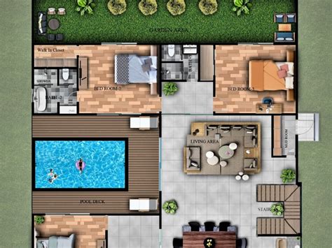 I Will Professionally Render D Floor Plan In Photoshop Upwork