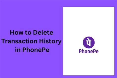 How To Delete Transaction History In Phonepe 2025 Step By Step
