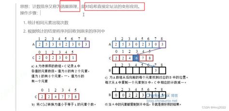 数据结构学习 复习14 归并排序的递归与循环实现 计数排序 csdn博客