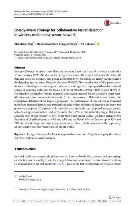 Energy Aware Strategy For Collaborative Target Detection In Wireless