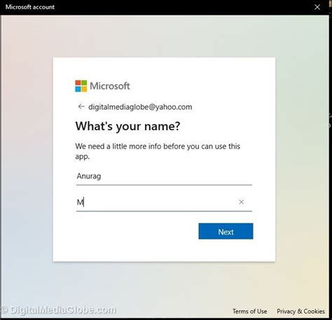 How To Create Microsoft Account With Gmail Yahoo Windows 10