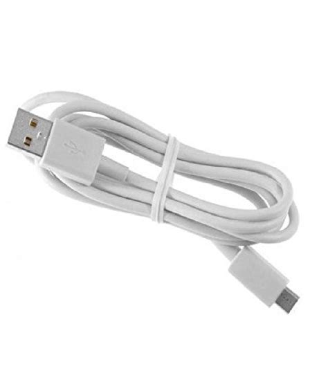 White Micro USB Cable For Raspberry Pi Buy Online Electronic Component I Robotic Accessories
