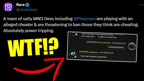 Modern Warfare III Devs Are BANNING HARASSING Players In Game Absolutely Toxic YouTube