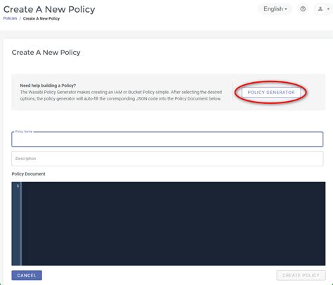 Creating And Deleting A Policy