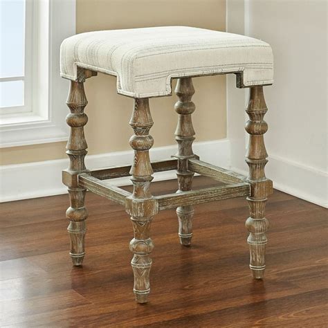 Linon Shelly Rustic Backless Bar Stool Backless Bar Stools Shabby Chic Furniture Bar Stools