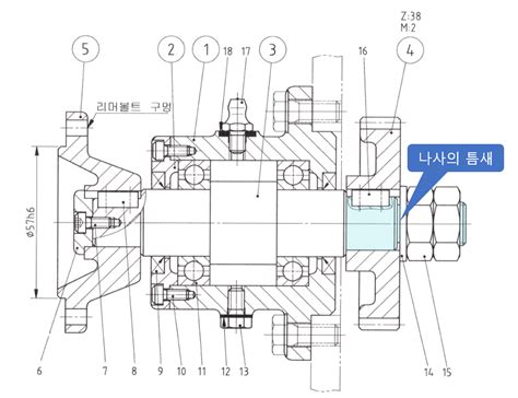 나사의 틈새 Thread Undercut