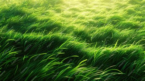 Green Grass Field Generative Ai Premium Ai Generated Image