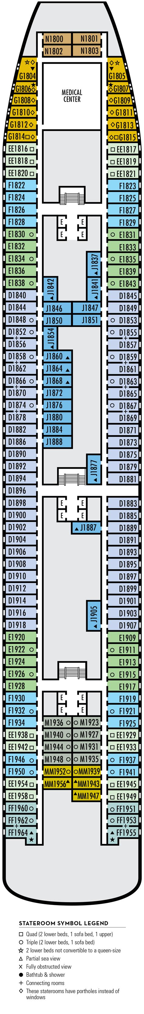 Volendam Deck Plans Planet Cruise