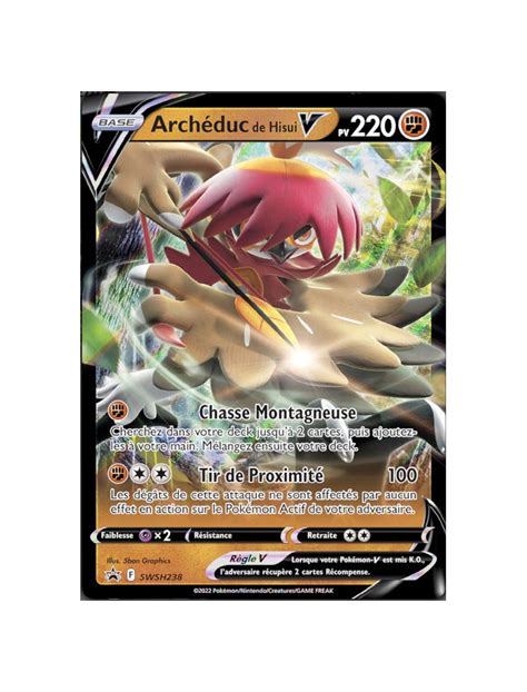 [fr] Pokémon Carte Promo Swsh238 Archéduc De Hisui V