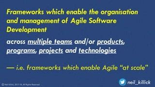 Why Scaled Agile Frameworks Exist Agile Project Managers Meetup PDF