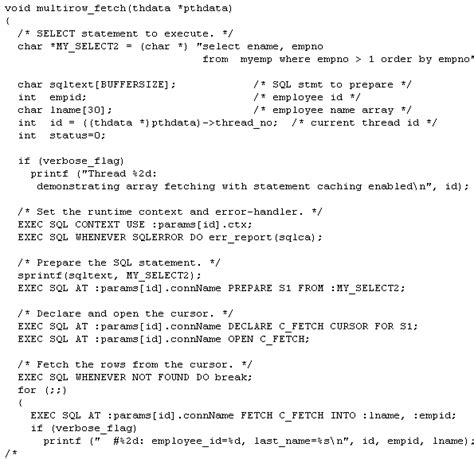 develop c and c applications with oracle database 11g using pro c