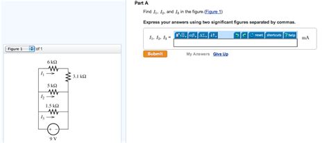 solved find i1 i2 and i3 in the figure figure 1 express
