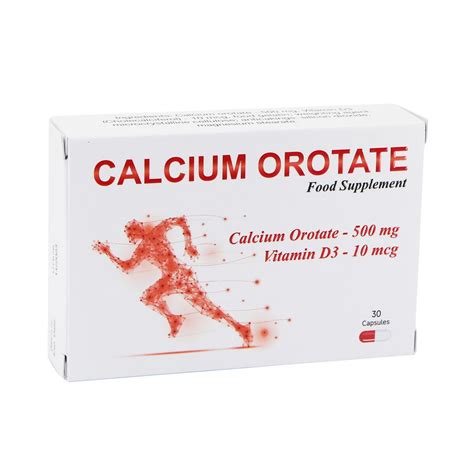 Calcium Orotate კალციუმის ოროტატი 30 კაფსულა