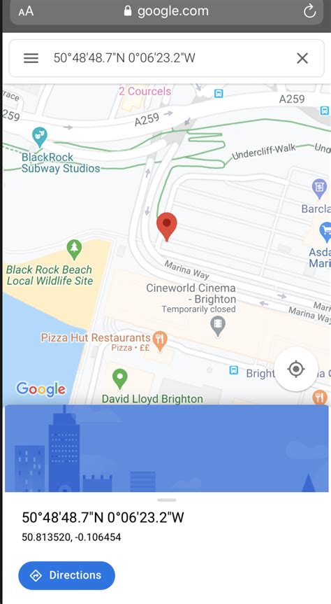 Can The Marker Use Lat Long Whilst Still Displaying A Different Address