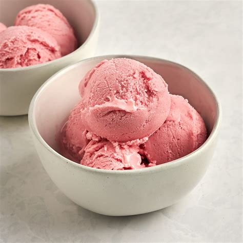 Easy Homemade Raspberry Sherbet