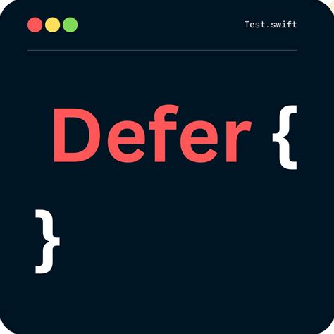 Ios Swift Swiftui Defer Solution Cleanup Mobiledevelopement