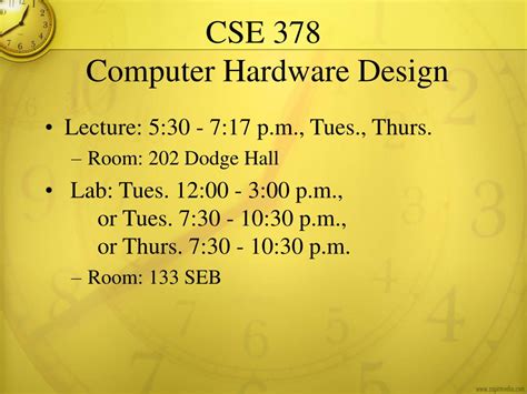 Ppt Cse 378 Computer Hardware Design Powerpoint Presentation Free