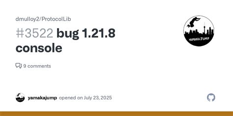Bug 1218 Console · Issue 3522 · Dmulloy2protocollib · Github