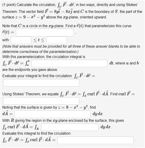 Theorem The Vector Field F 8yi8xj And C Is The Chegg Com