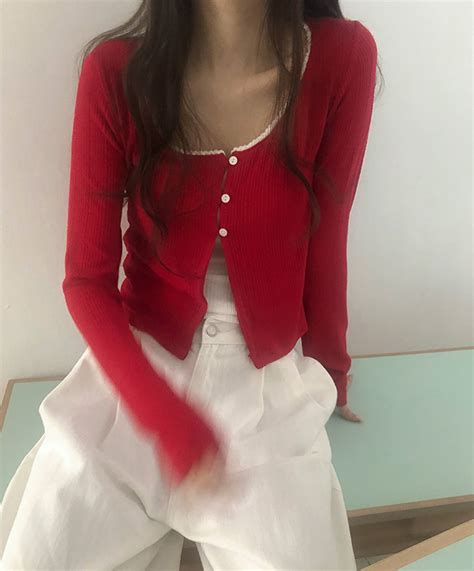 니어웨어 여름신상🌊 언유즈얼리 일리 레이스 유넥 가디건 2color