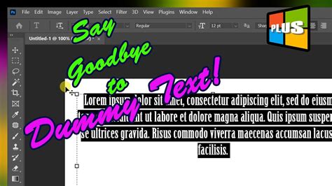 Disable Placeholder Text Lorem Ipsum In Adobe Photoshop 2023 Youtube