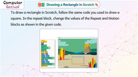 Drawing Rectangle In Scratch 𝐂𝐡 06 Computer Genius𝐂𝐥𝐚𝐬𝐬 5 Youtube