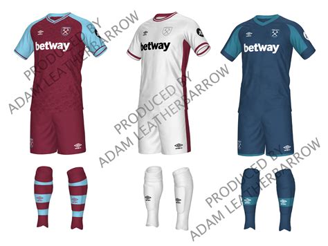 West Ham Kits 2324