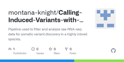 Github Montana Knightcalling Induced Variants With Rna Seq Data