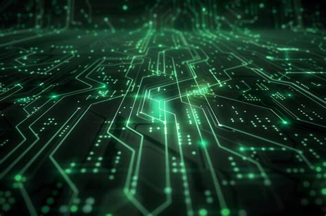 Premium Photo A Detailed Circuit Board Background With Interconnected Electronic Elements And