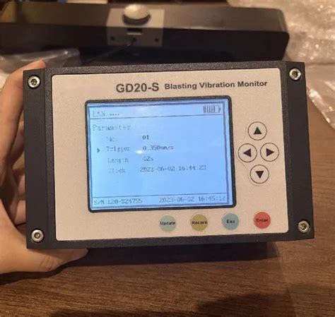 Blasting Seismographs Portable Vibration Monitor Mine Blast Vibration