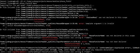 Error Reported After Make · Idaholab Moose · Discussion 22510 · Github