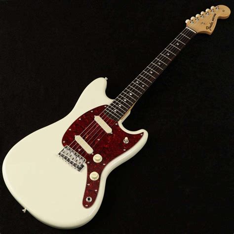 Fender Made In Japan Char Mustang Rosewood Olympic White 重量299kg