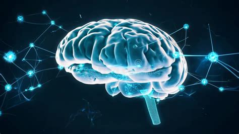 Exploring The Neural Pathways And Functions Of The Human Brain In A 3d Visualization Stock Video
