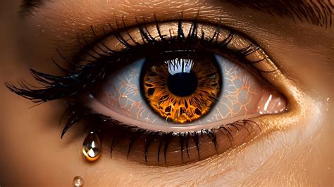 Beautiful Brown Eye Of A Girl