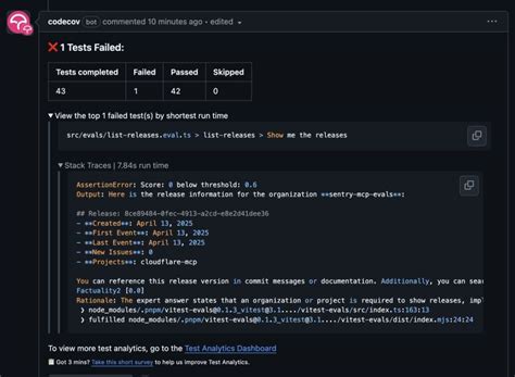 How To Integrate Evals With Ci And Prs Using Vitest Evals Sentry Posted On The Topic Linkedin