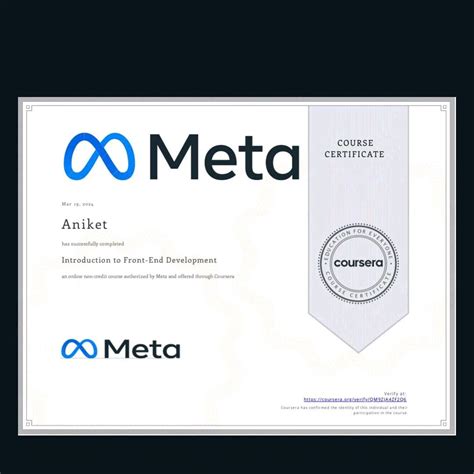 aniket thakur on linkedin meta introduction to front end development