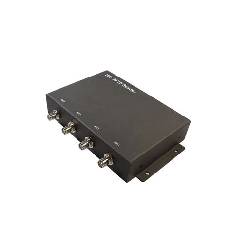 High Performance Four Ports Uhf Rfid Industrial Reader Modbus Protocol Rs485 Rs232 Tcp