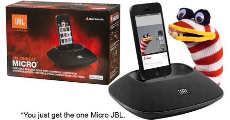 Meh JBL OnBeat Micro Speaker Dock With Lightning Connector