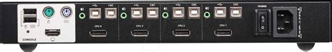 Aten Cs1184dp 4 Port Security Kvm Switch Displayport Usb Ps 2 Audio At Reichelt Elektronik