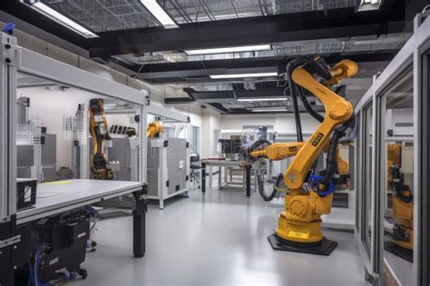 Robotics Research Lab With Cutting Edge Technology And Safety Systems