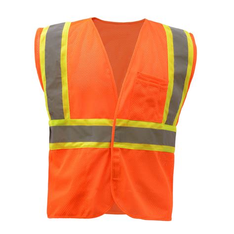 Gss Safety Class 2 Two Tone Mesh Hook And Loop Vest