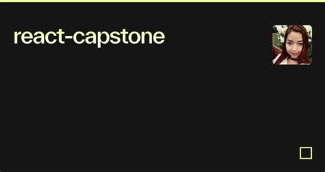 React Capstone Codesandbox