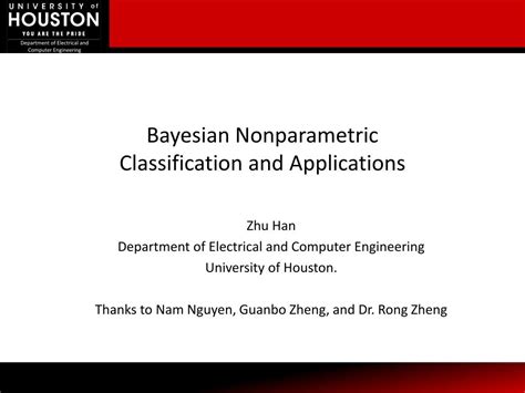 PPT Bayesian Nonparametric Classification And Applications PowerPoint Presentation ID