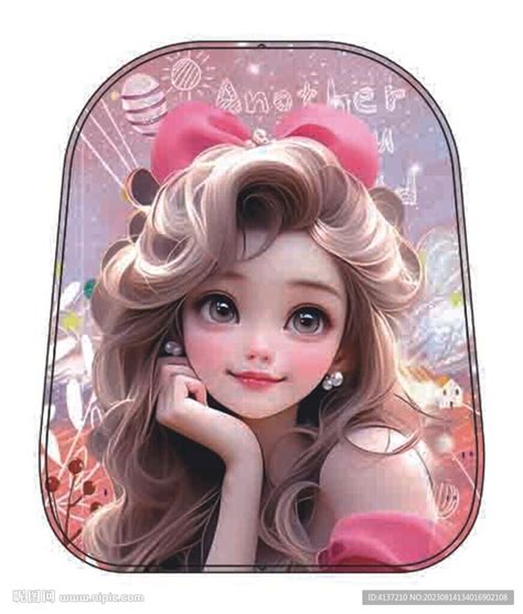 卡通公主设计图 动漫人物 动漫动画 设计图库 昵图网