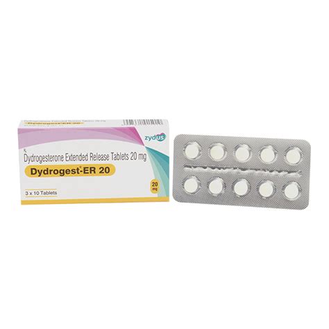 Buy DYDROGEST ER 20 Tablet 10's Online at Upto 25% OFF | Netmeds