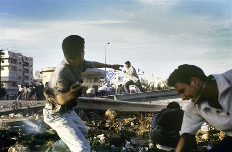 Second Intifada Israeli Palestinian Conflict 2001 Agence Vu